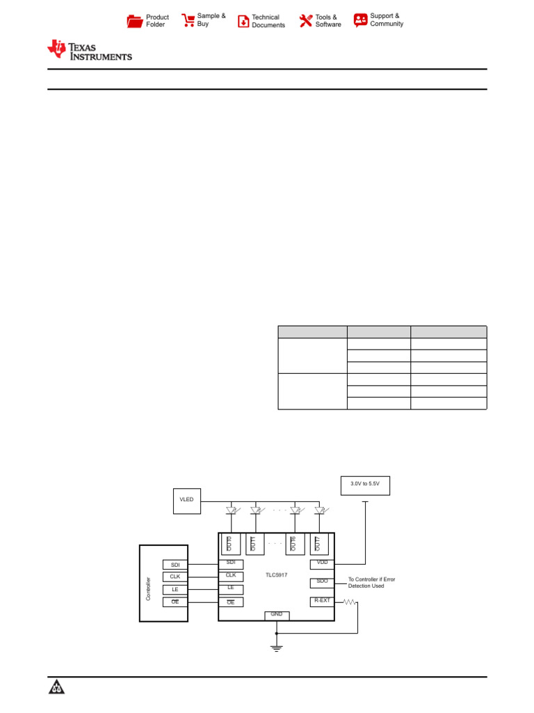 TLC 5916 | PDF | Manufactured Goods | Electrical Components