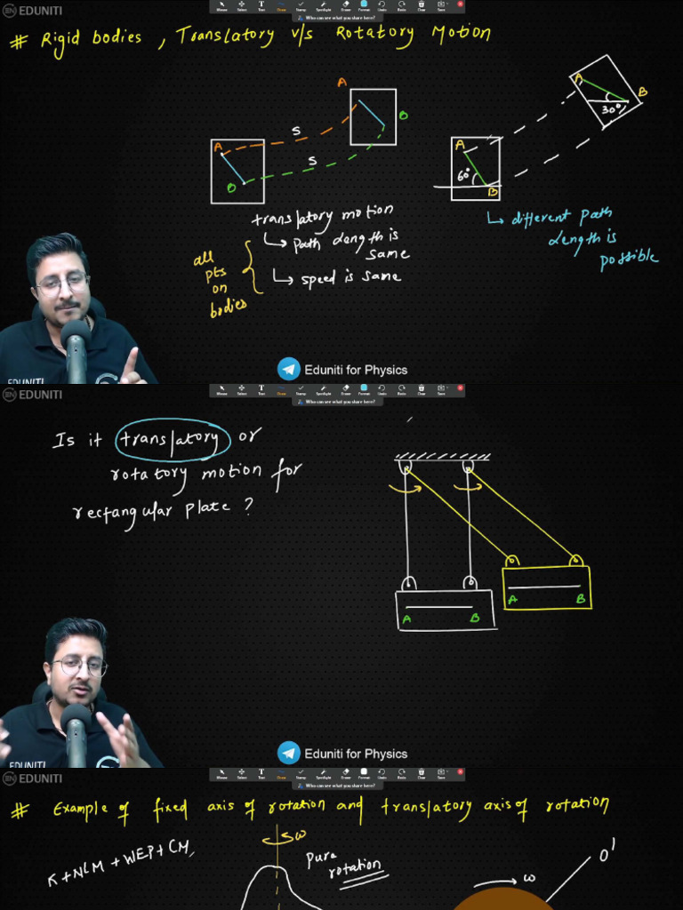 181) (6 Rotation) Lecture 1 PDF Notes | PDF