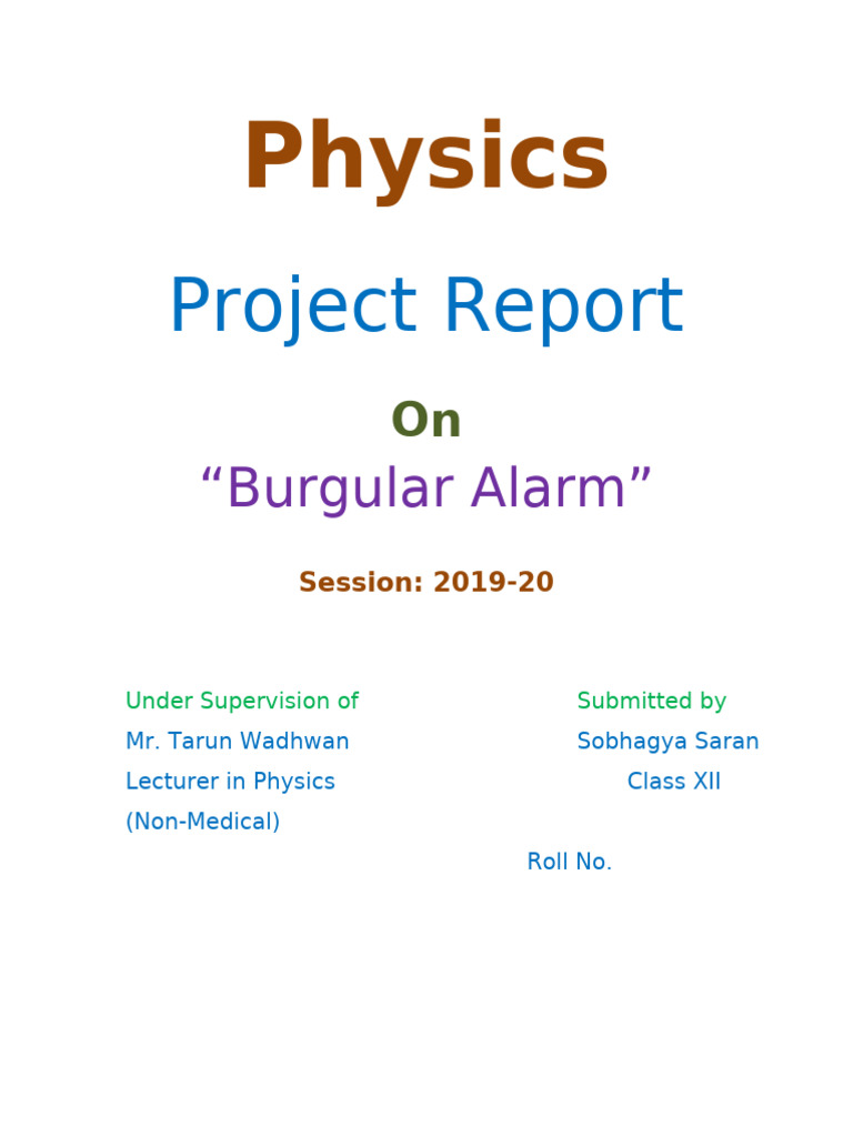Burgular Alarm | PDF | Capacitor | Electrical Network