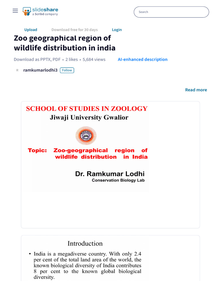 Wildlife Distribution of India | PDF | Himalayas | Coast