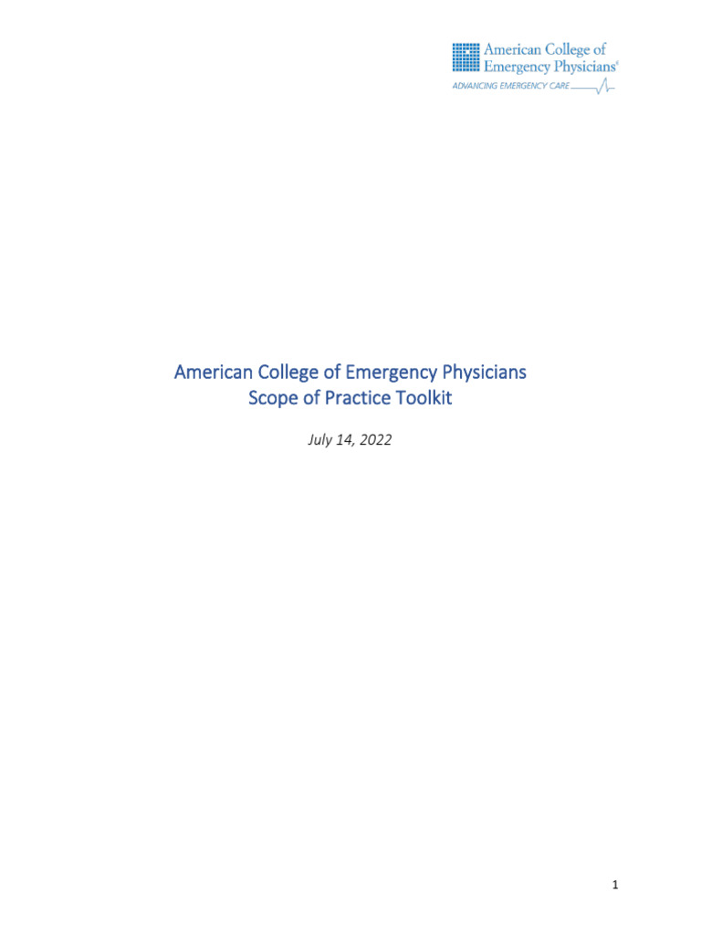 Sop Member Toolkit July 2022 | PDF | Nurse Practitioner | Physician