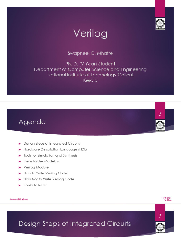 Verilog | PDF | Hardware Description Language | Computing