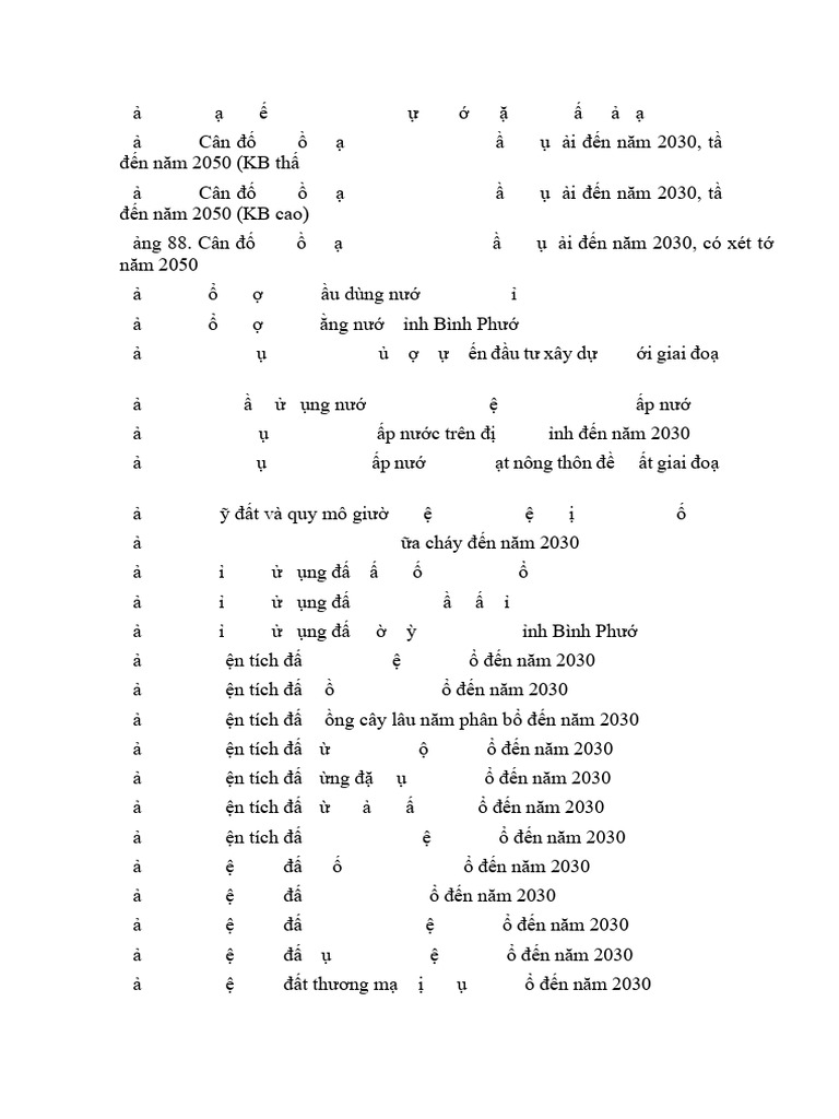 Bao Cao Tong Hop Quy Hoach Tinh Binh Phuoc - Hoan Thien Sau Phe Duyet - 17 | PDF