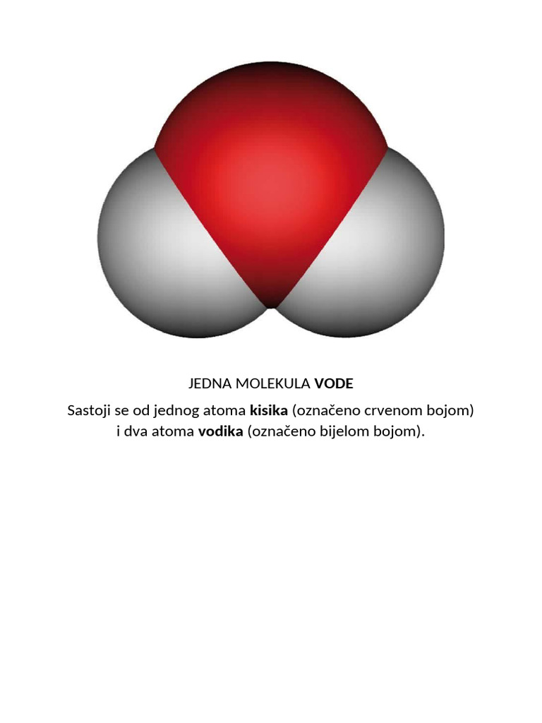 Jedna Molekula Vode | PDF