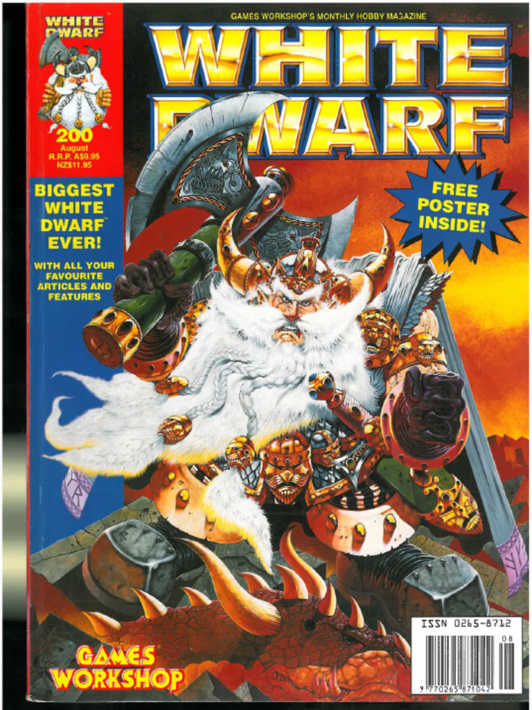 White Dwarf Magazine Issue 200 - Aug. 1996 (UK) | PDF