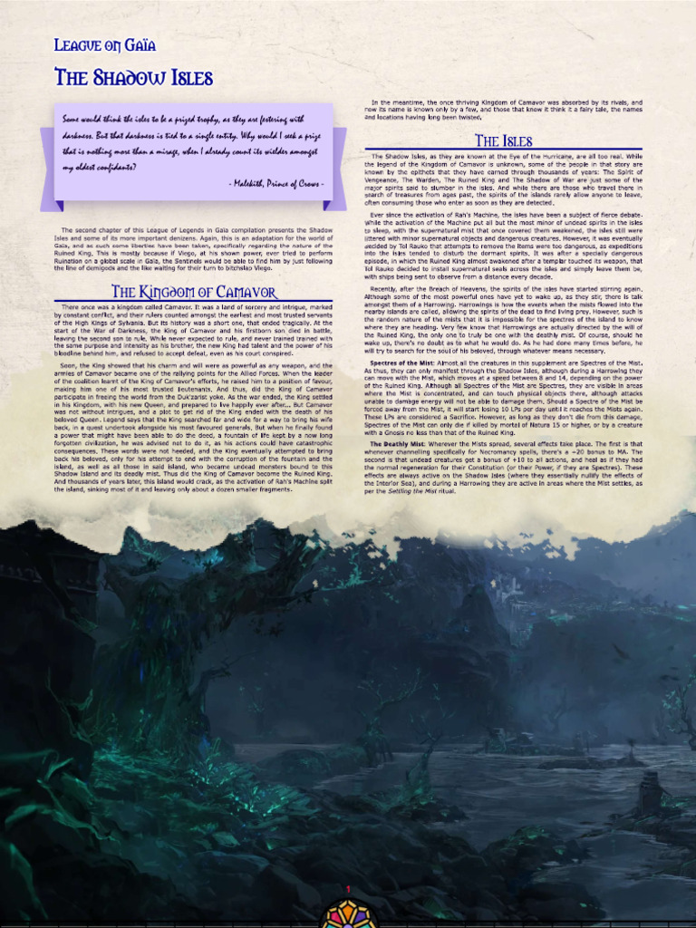 Shadow Isles | PDF