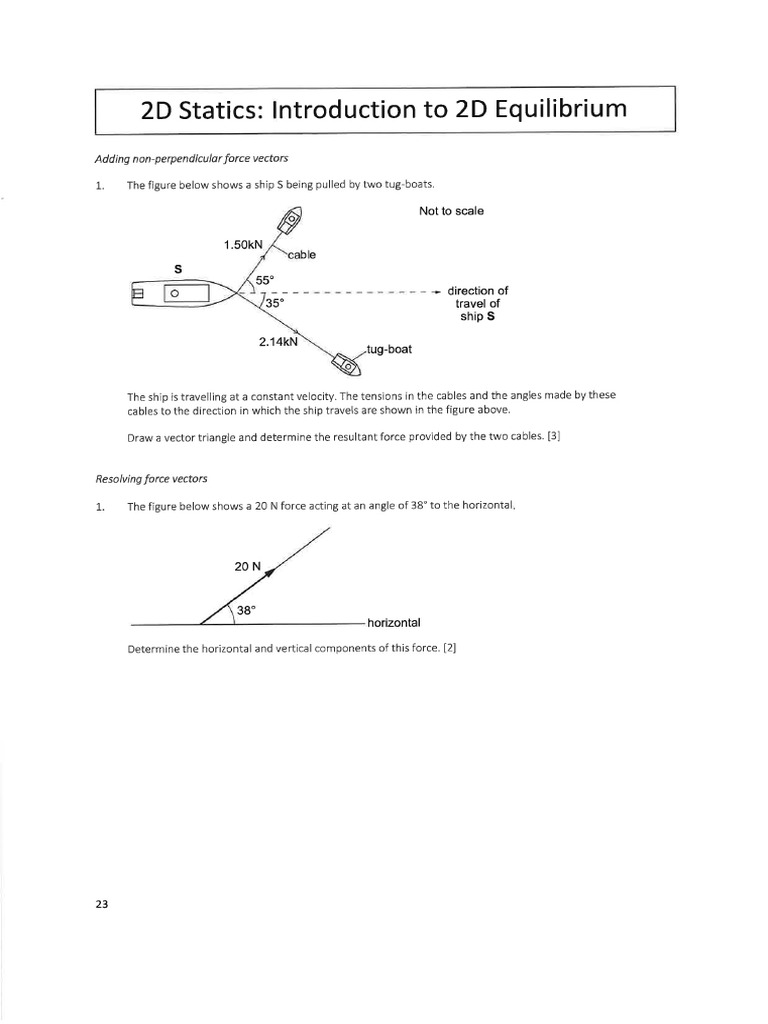 Solutions - Introduction To 2D Equilibrium | PDF