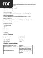 Cricket Stats Excel Spreadsheet Guide | PDF | Microsoft Excel | Spreadsheet