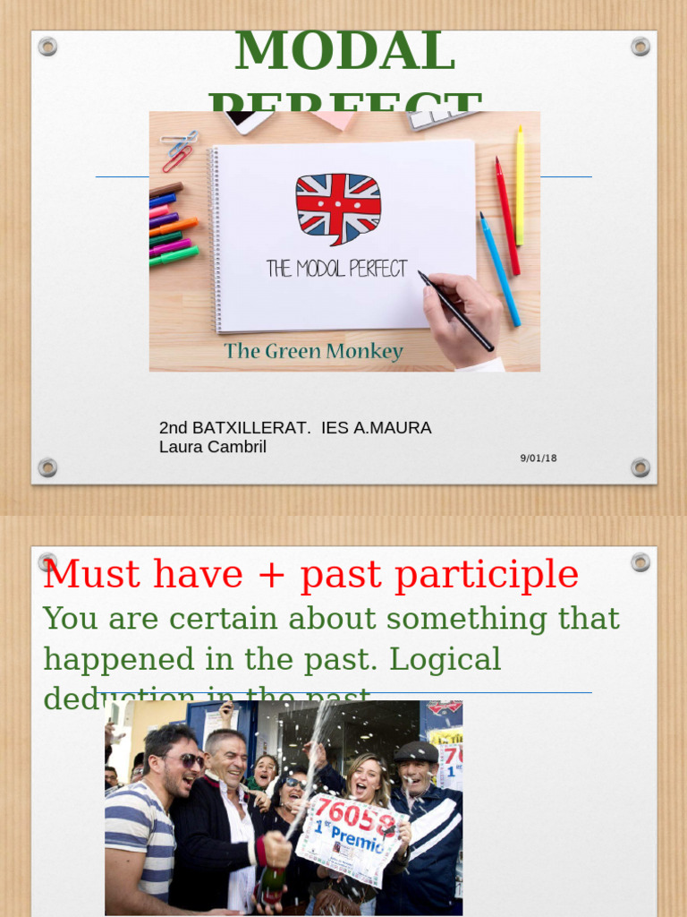 Modal Verbs for Past Situations | PDF