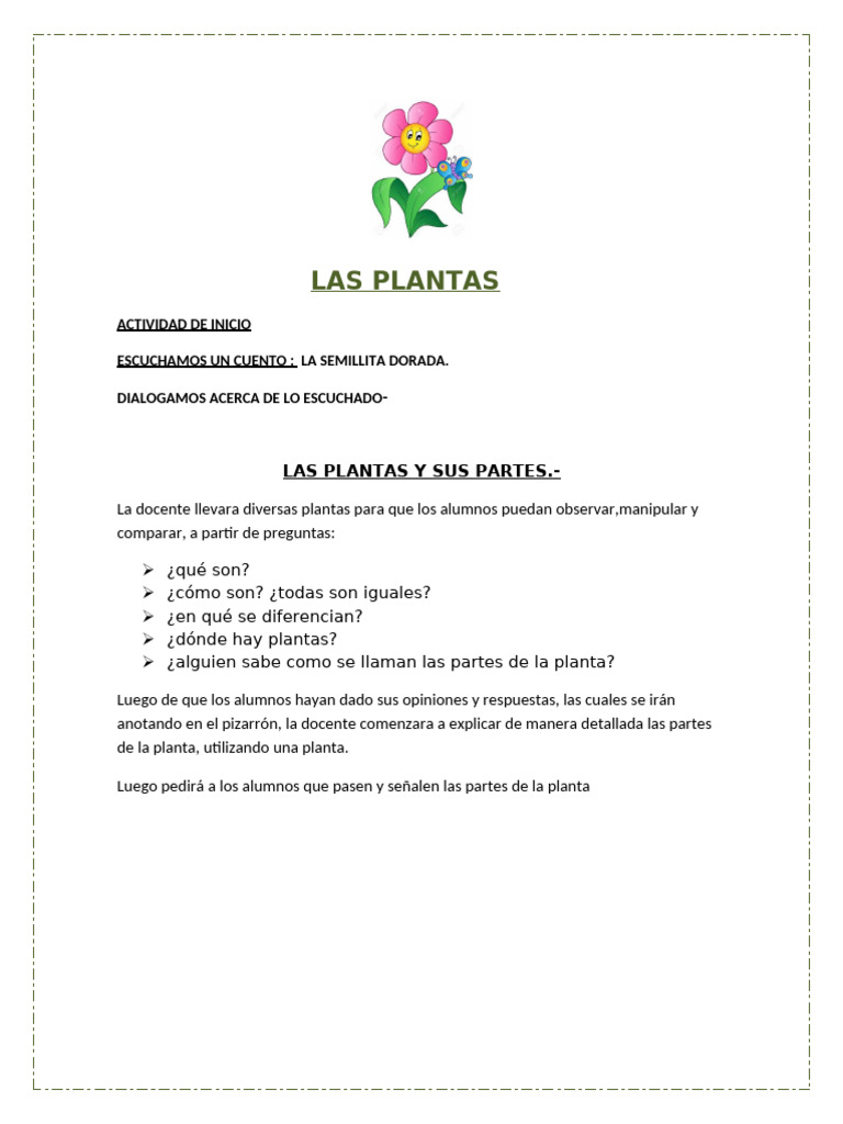 Las Plantas | PDF | Plantas | Semilla