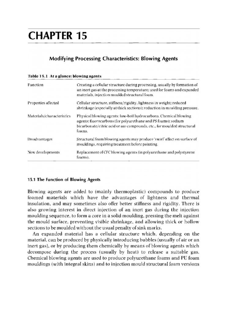 Blowing Agents | PDF