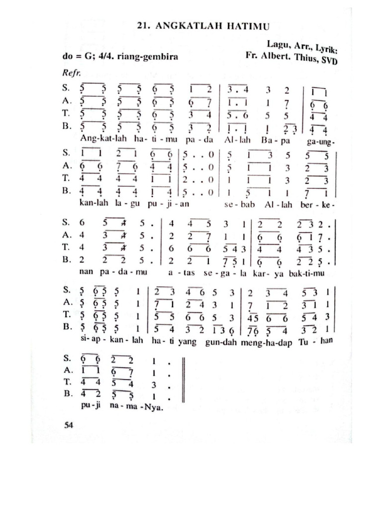 Angkatlah Hatimu | PDF
