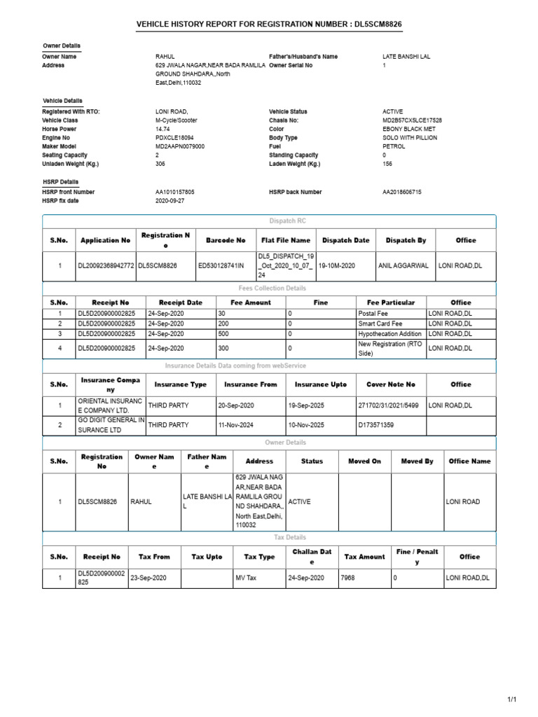 Vahan - Parivahan.gov - in Vahanservice Vahan Ui Eapplication ...