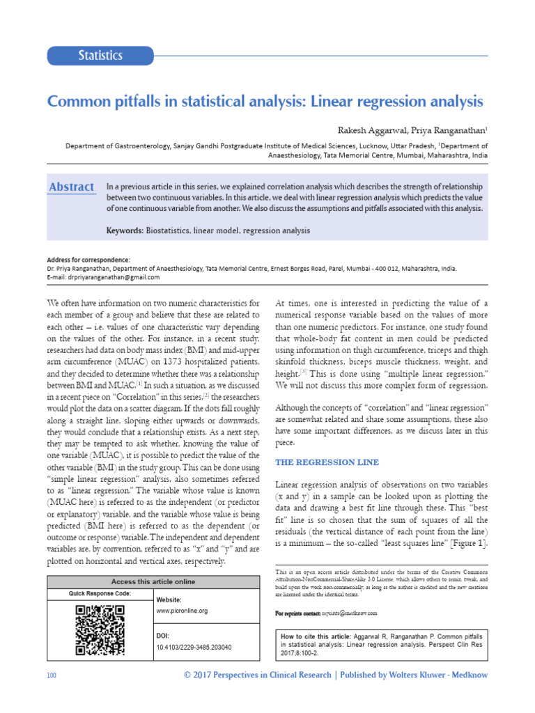 Aggarwal and Ranganathan - 2017 - $ Common Pitfalls in Statistical ...