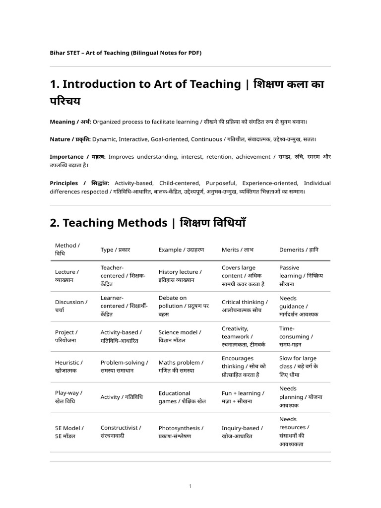 Art of Teaching Stet PDF | PDF