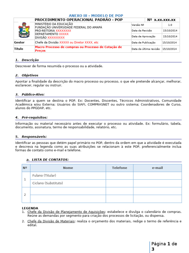 Modelo de POP | PDF