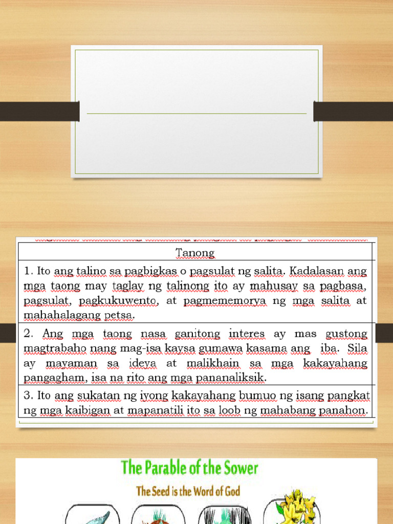 Presentation 1 ESP 7 WEEK 1 | PDF