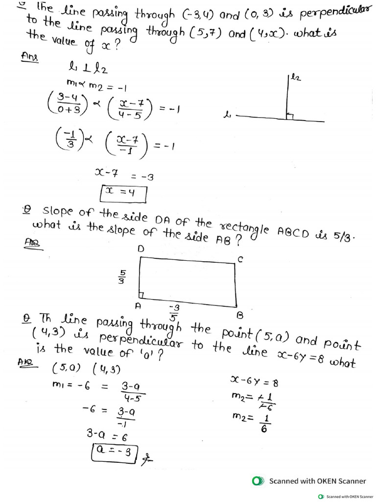 Co-Ordinate Geometry Notes Class-06_635383_crwill | PDF