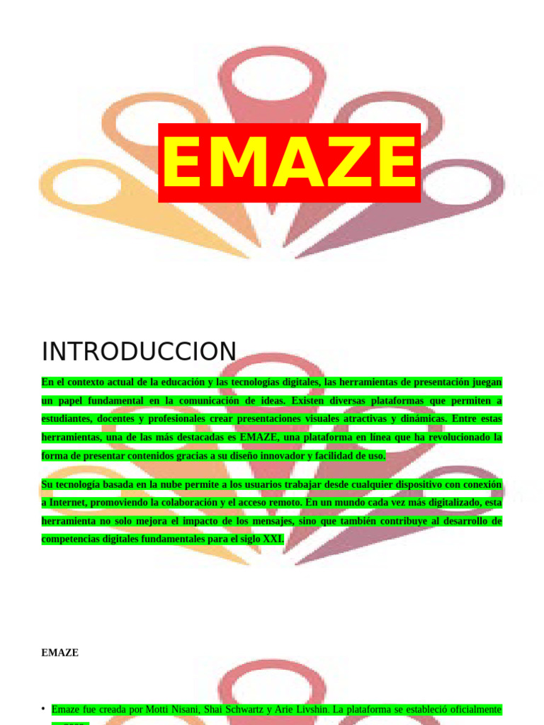 EMAZE DIAPOSITIVa | PDF | Microsoft PowerPoint | Red mundial