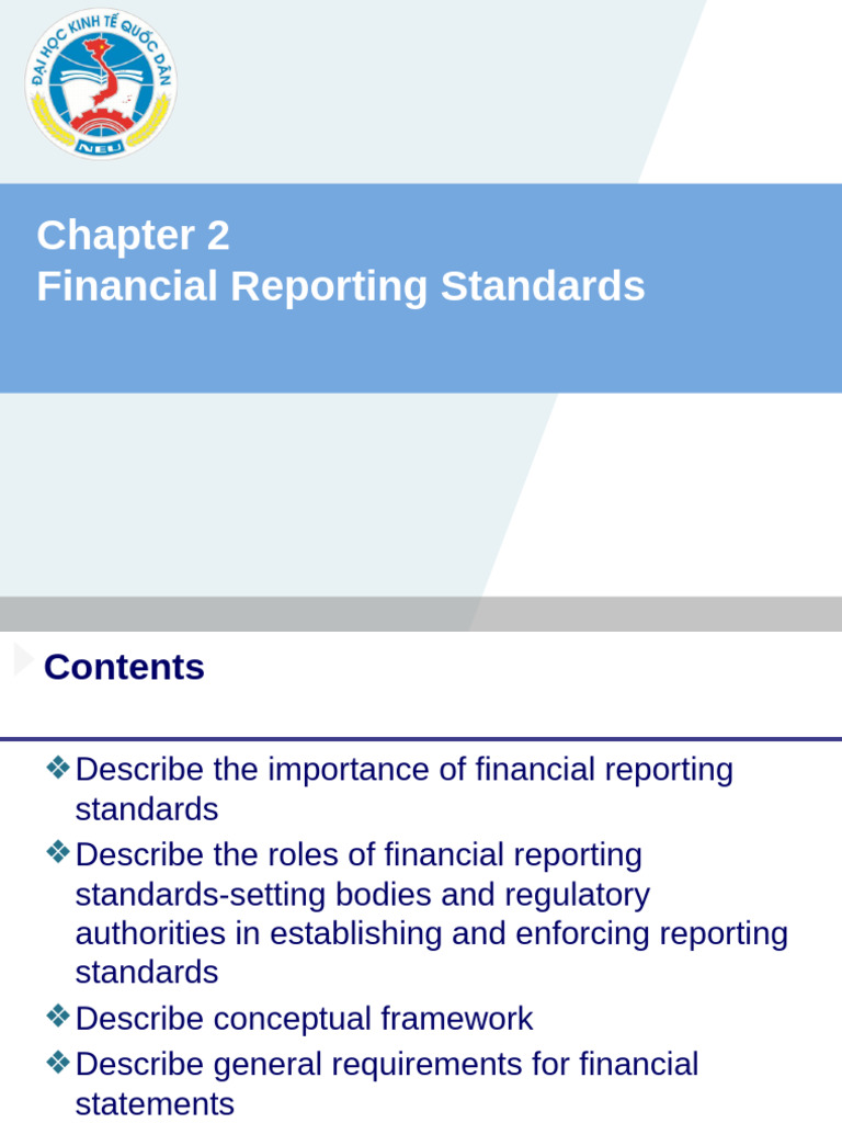 Financial Reporting Standards Overview | PDF | International Financial ...