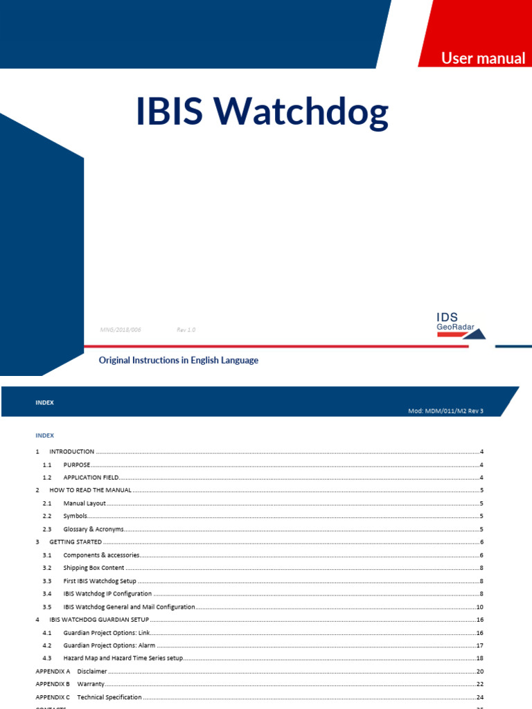 IBIS Watchdog User Manual | PDF | Legal Liability | Ip Address