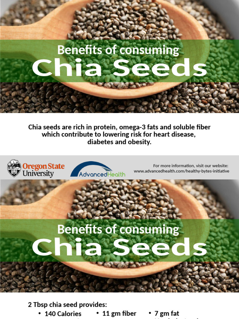 53-Chia-Seed-Slides GGGHJ | PDF | Fat | Omega 3 Fatty Acid