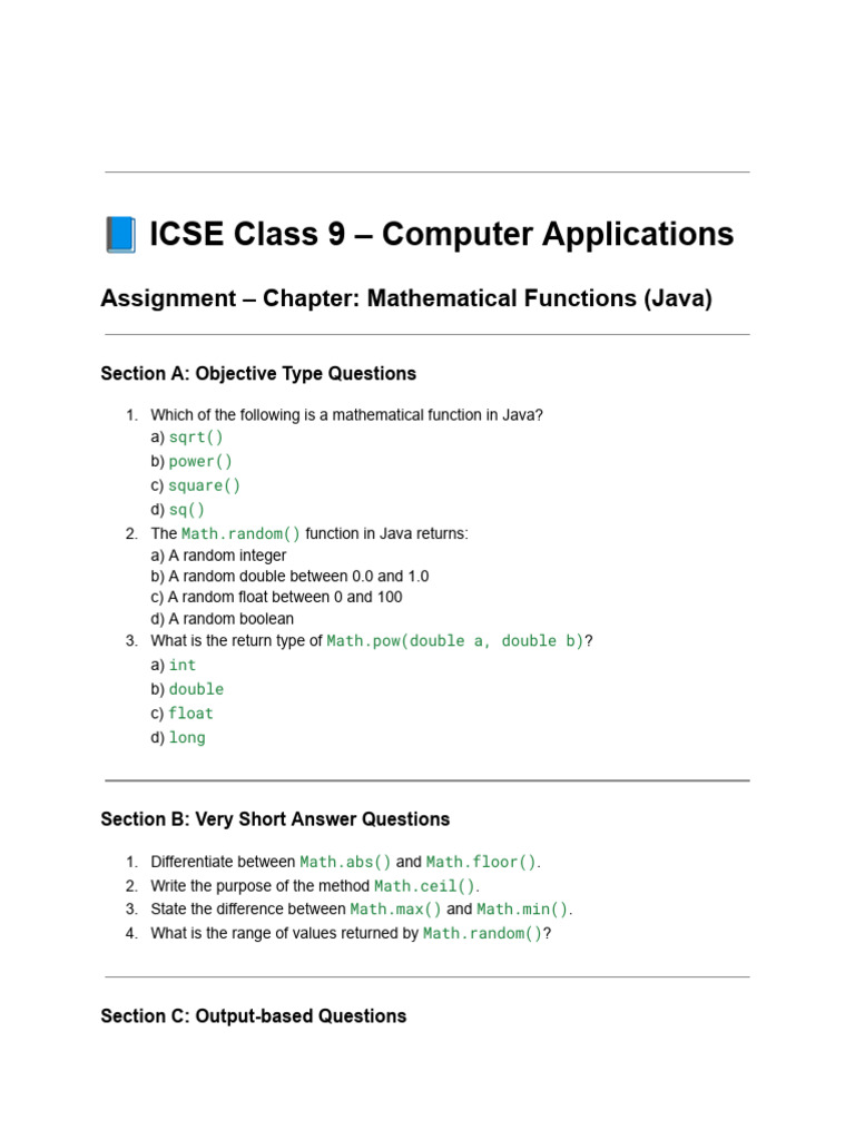 Class 9 | PDF