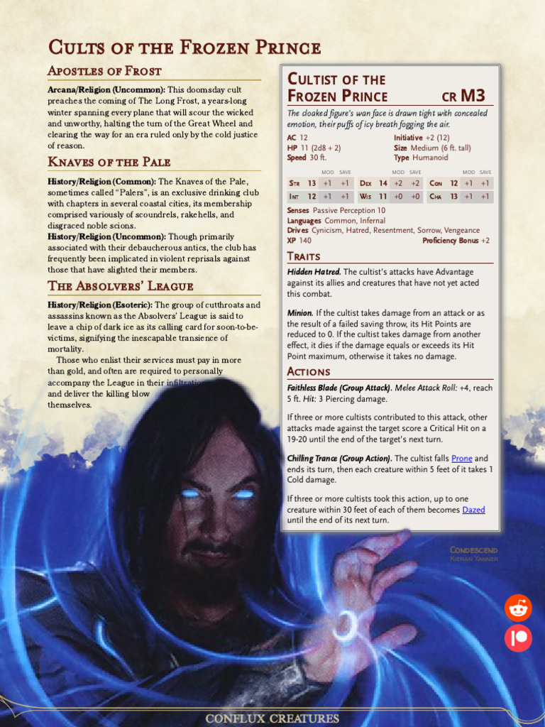 Cults of The Frozen Prince - 2024 | PDF | Tabletop Games | Role Playing ...