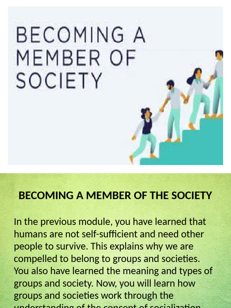 UCSP Week 4 | PDF | Deviance (Sociology) | Socialization