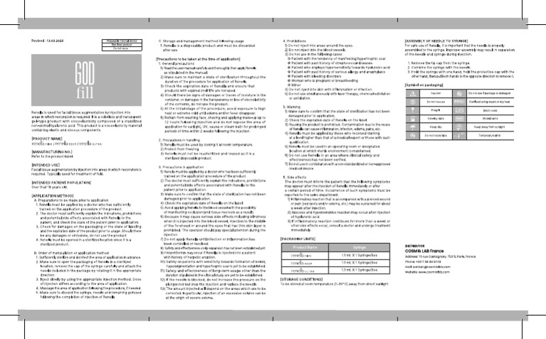 Godfill IFU | PDF