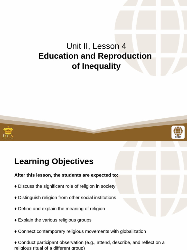 6 Education and Reproduction of Inequality | PDF | Knowledge ...