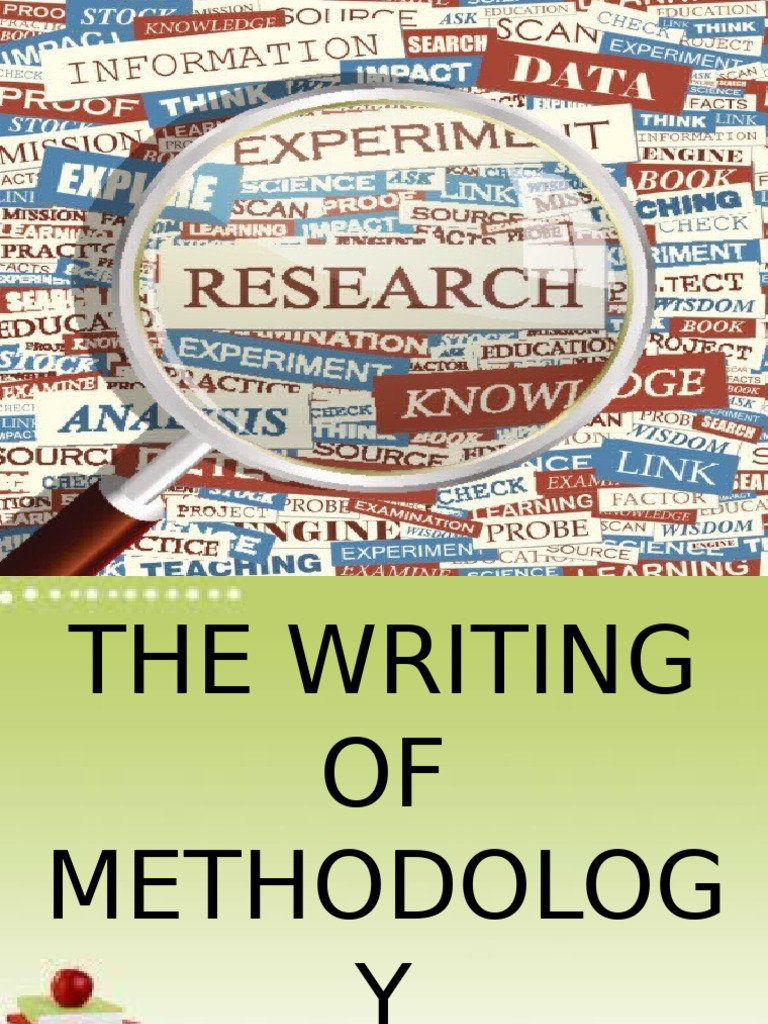 Writing Methodology | PDF | Sampling (Statistics) | Methodology