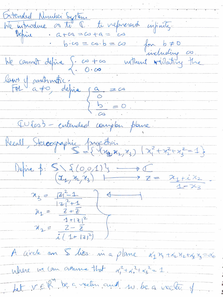 Stereographic Projection | PDF