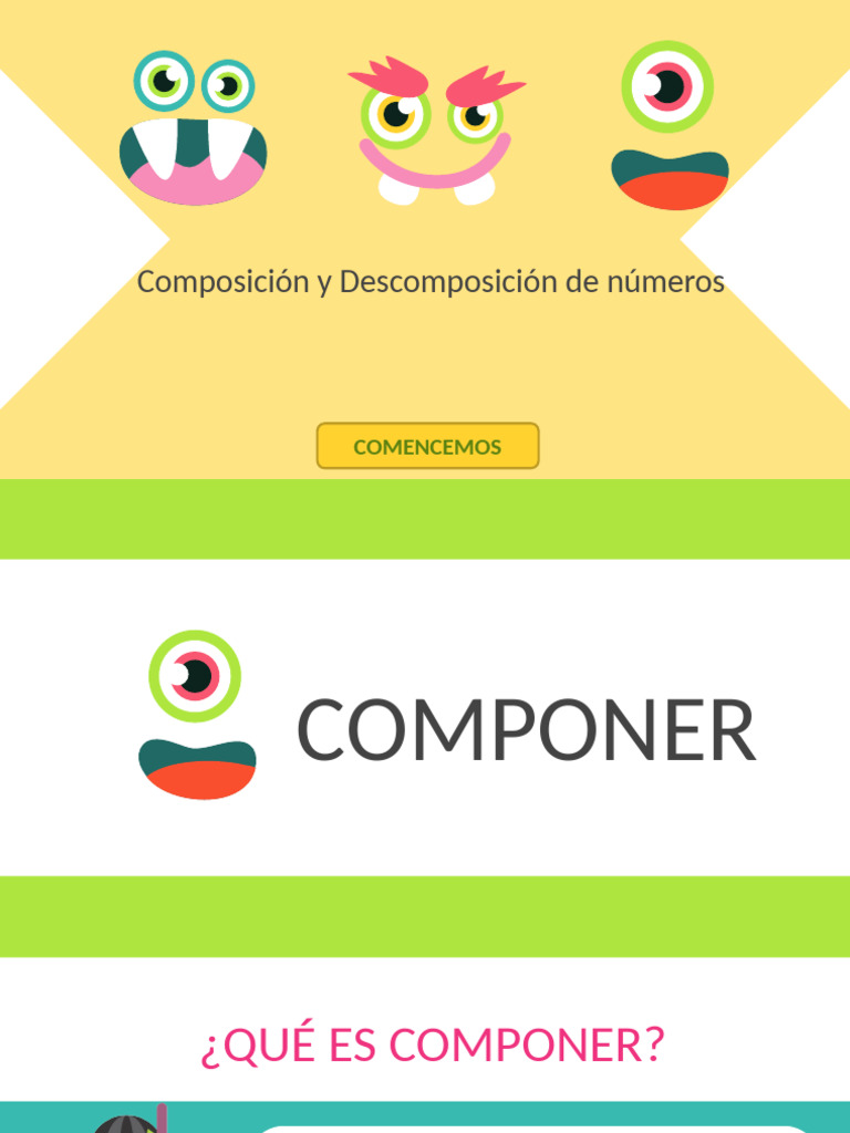 Componer y Descomponer Hasta El 10 | PDF