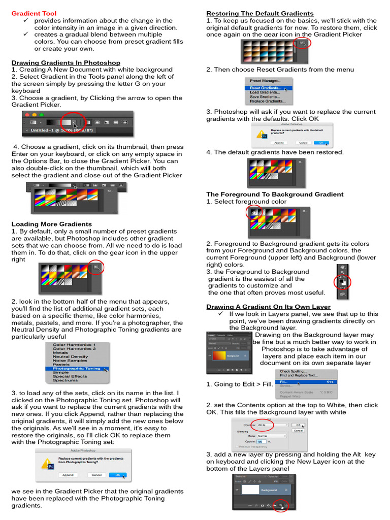 Photoshop Gradient | PDF | Adobe Photoshop