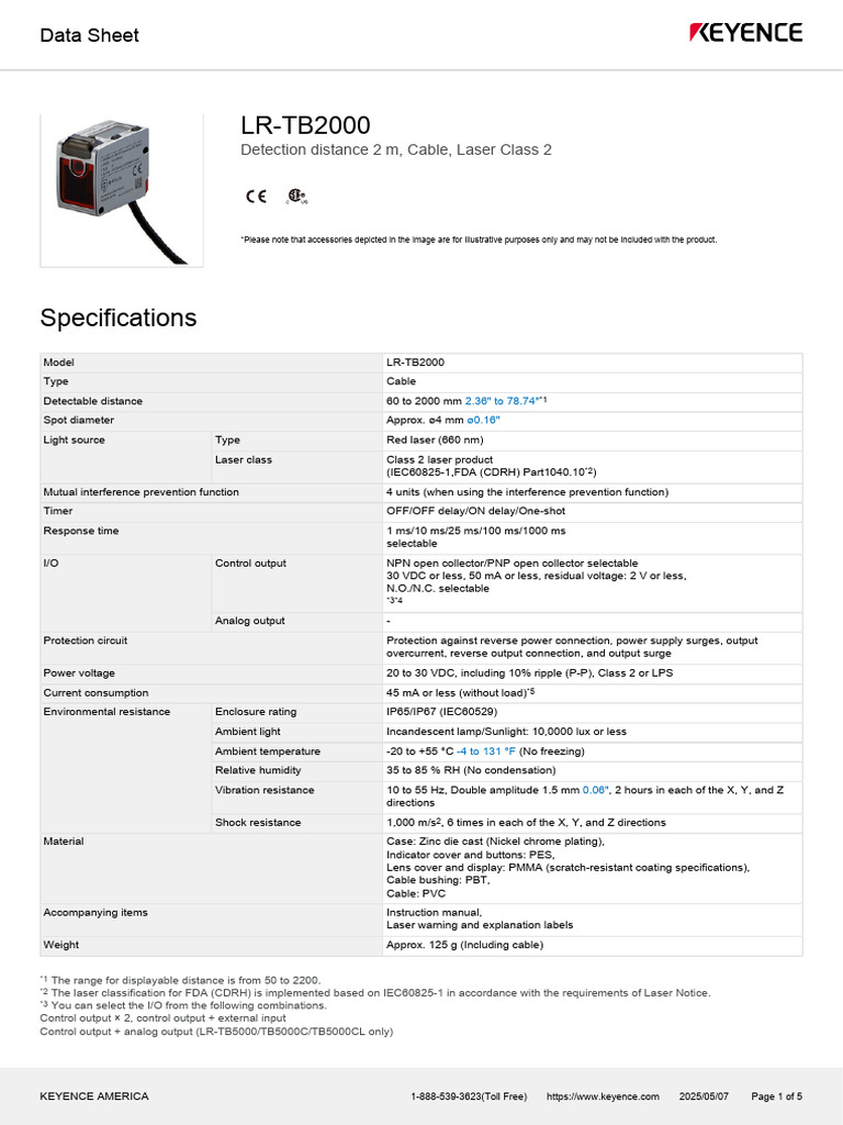 LR-TB2000_Datasheet | PDF | Electrical Engineering | Computer Engineering