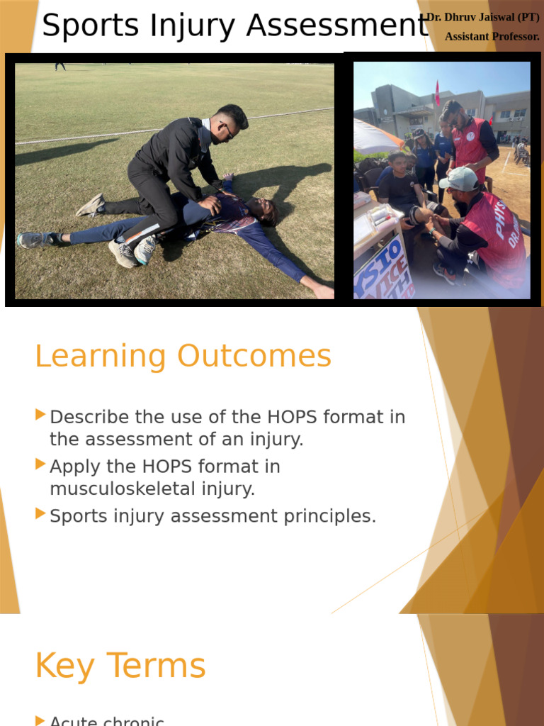 Sports Injury Assessment Using HOPS Format | PDF | Pain | Weakness