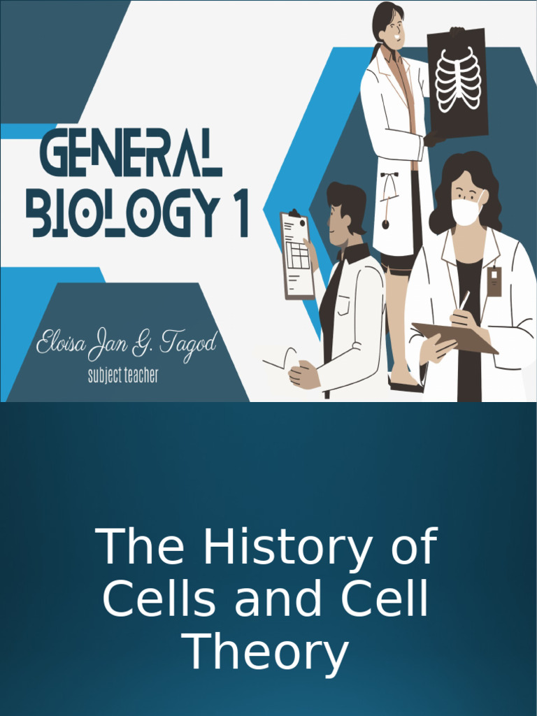 The History of Cells and Cell Theory | PDF | Cell (Biology) | Organelle