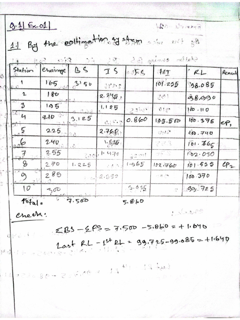Surveying Note RL | PDF