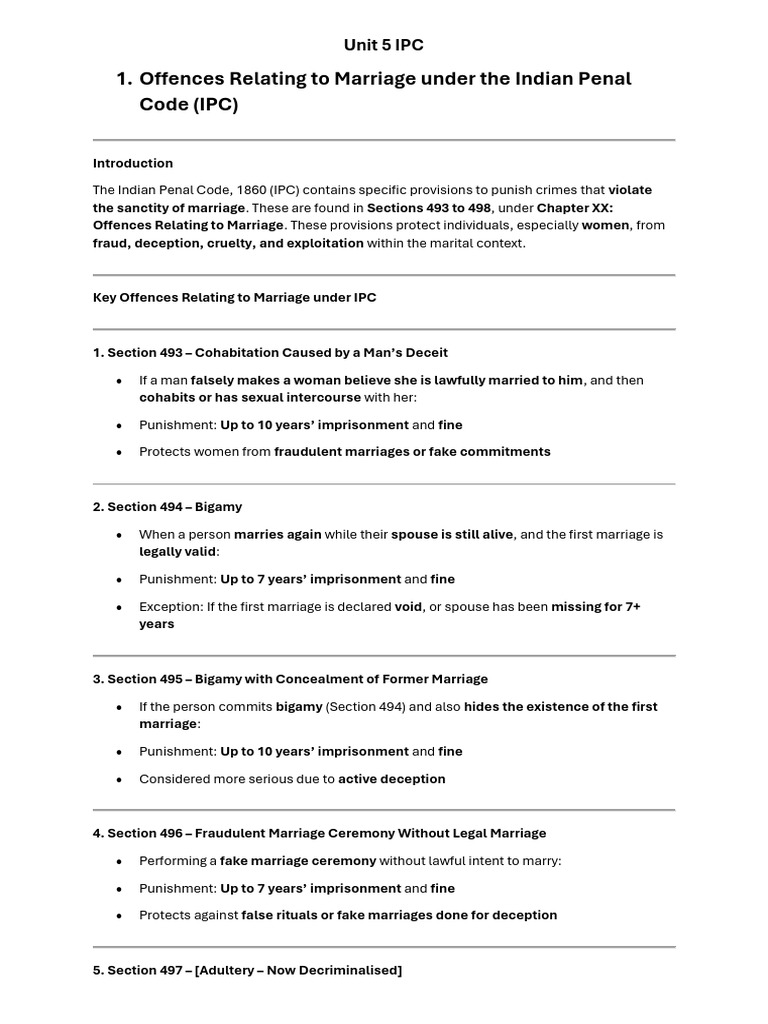 Unit 5 IPC | PDF | Defamation | Burglary