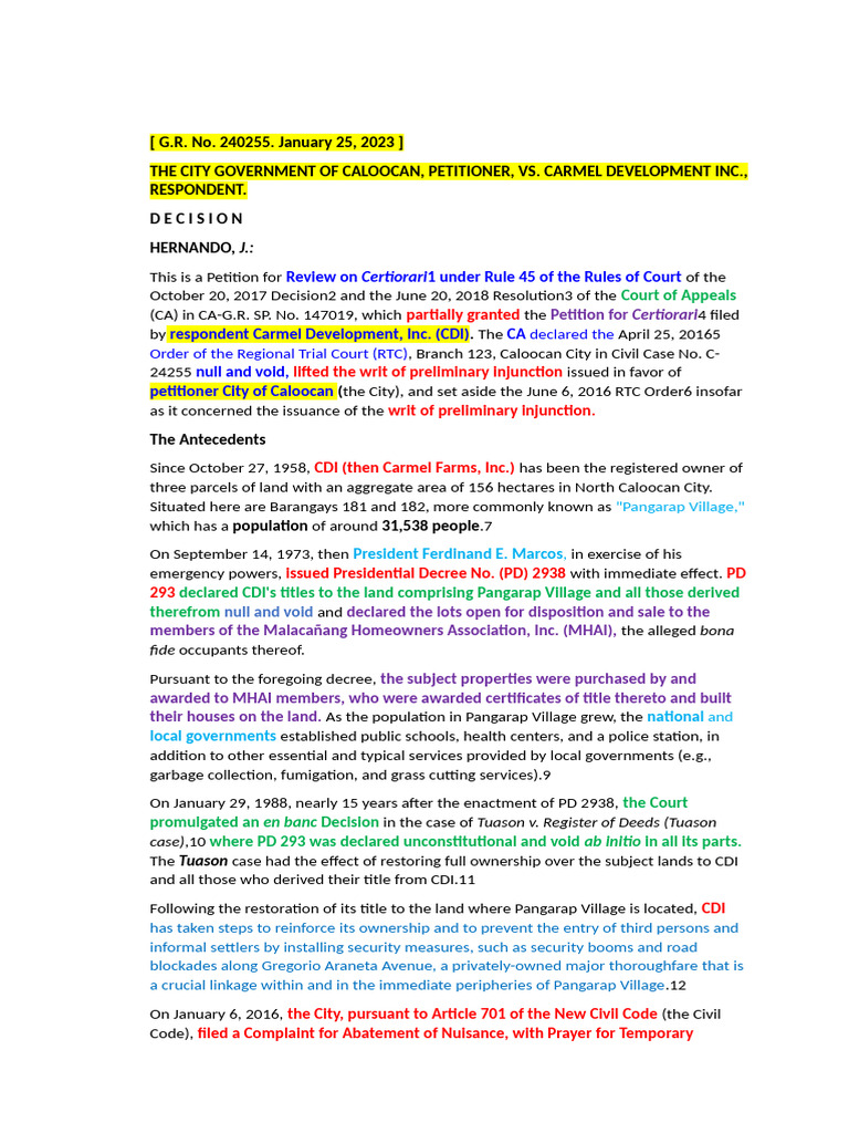 Case On General Welfare Clause | PDF | Injunction | Certiorari