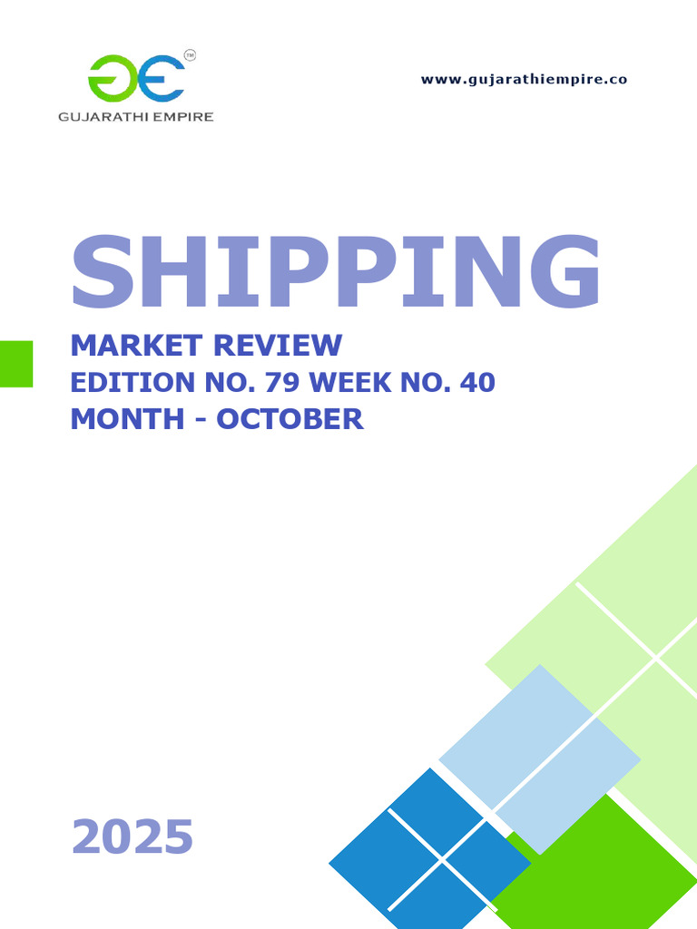 Market Review Edition No. 79 Week No. 40 Month - Oct | PDF | Oil Tanker ...