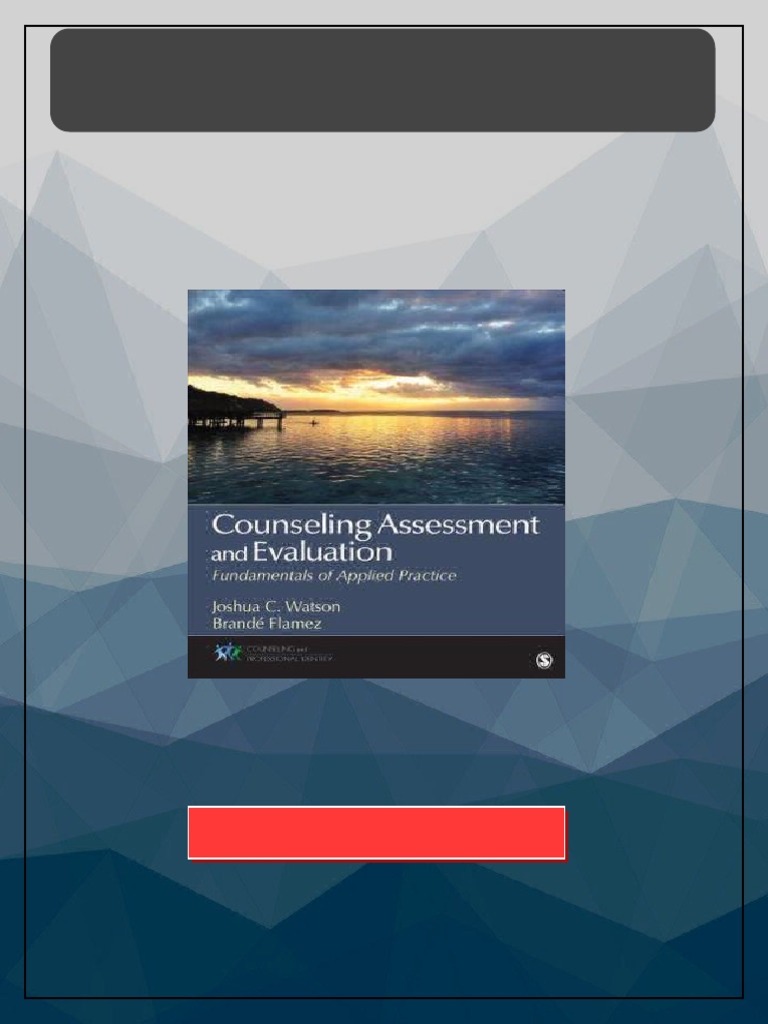 Counseling Assessment and Evaluation Fundamentals of Applied Practice ...