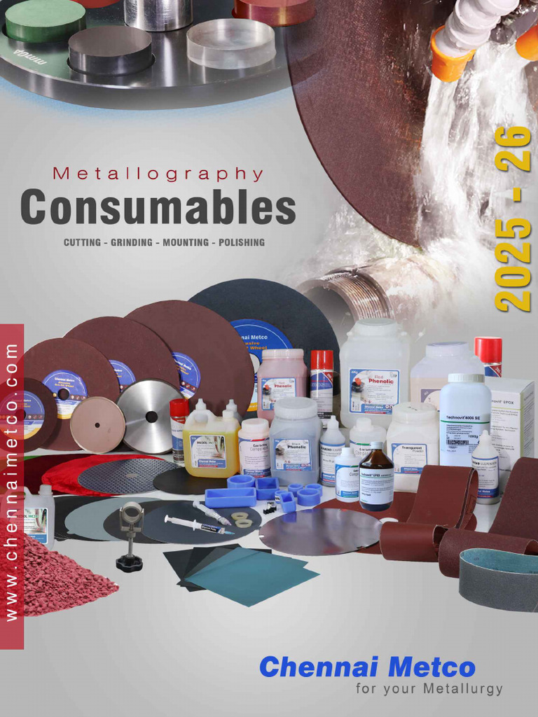 Essential Metallography Consumables Guide | PDF | Alloy | Steel