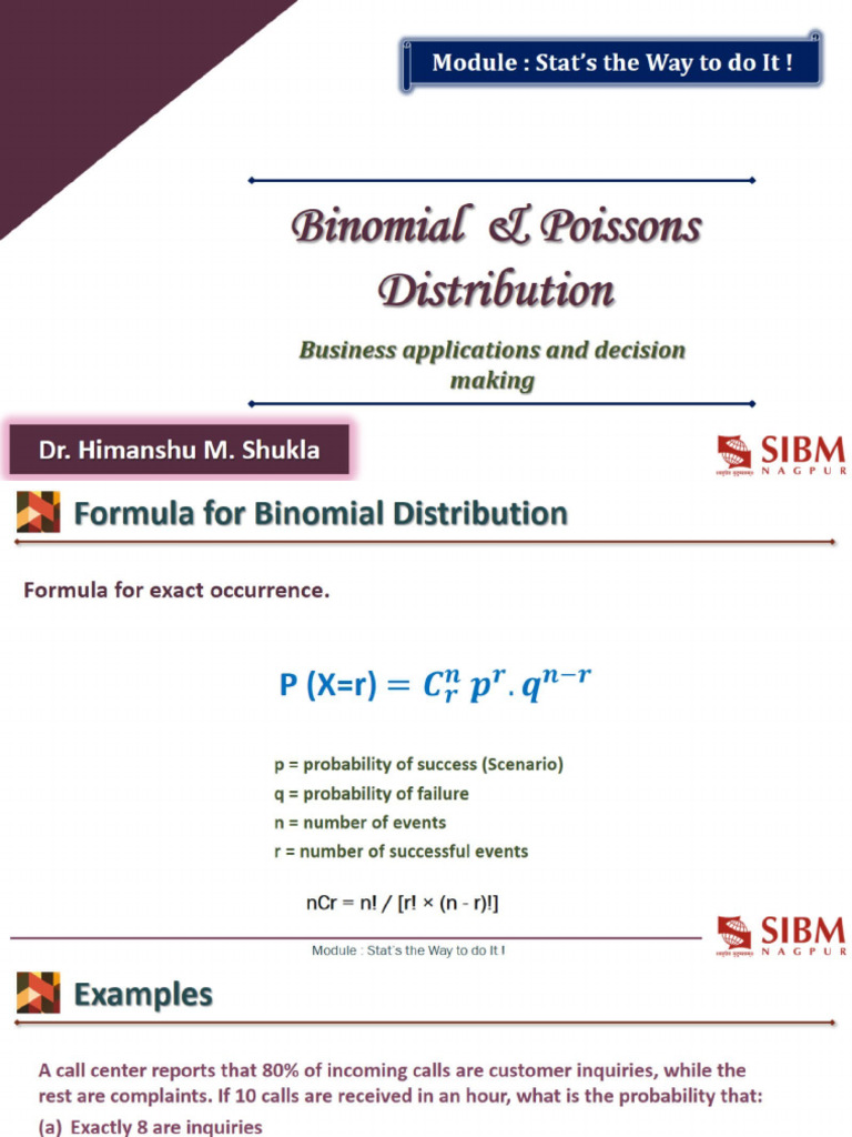 Binomial Distribution | PDF
