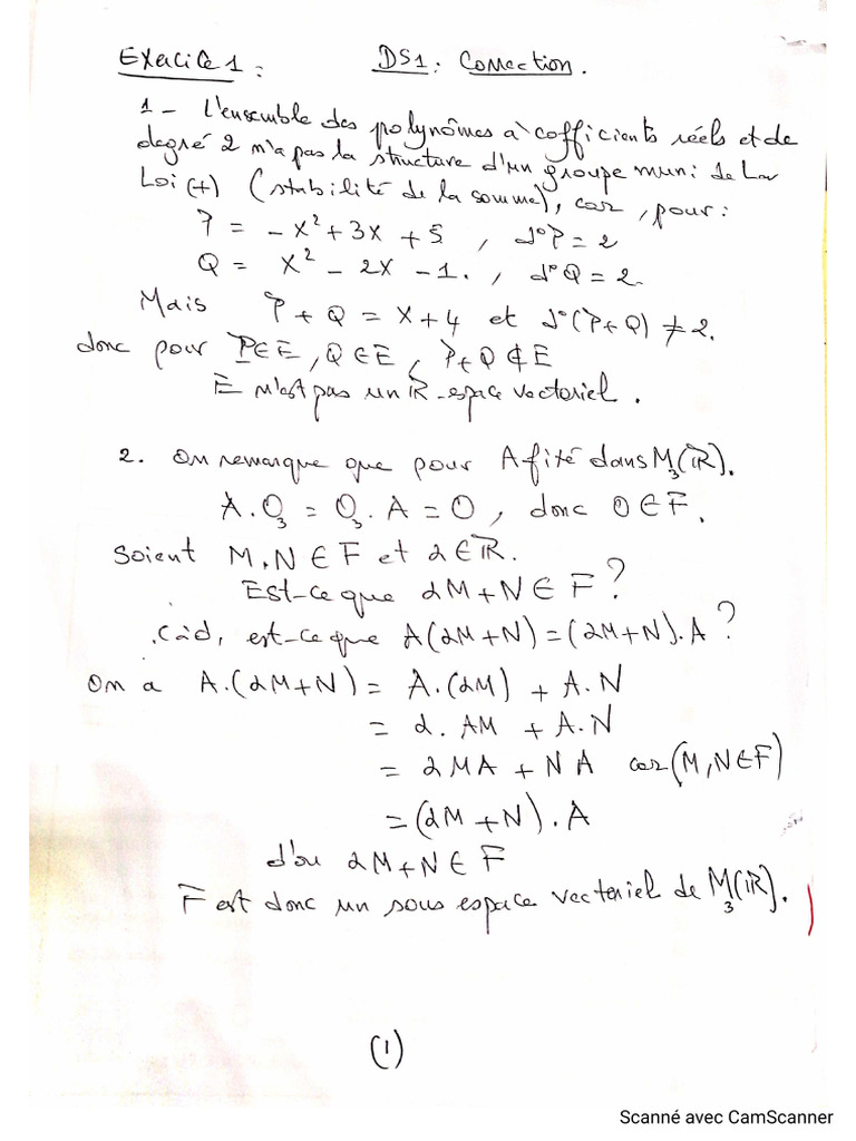 Correction Ds1 | PDF