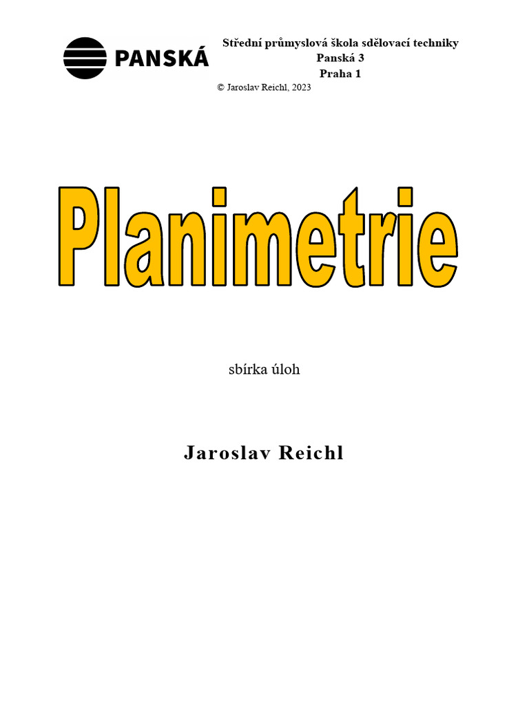 Sbirka Planimetrie | PDF