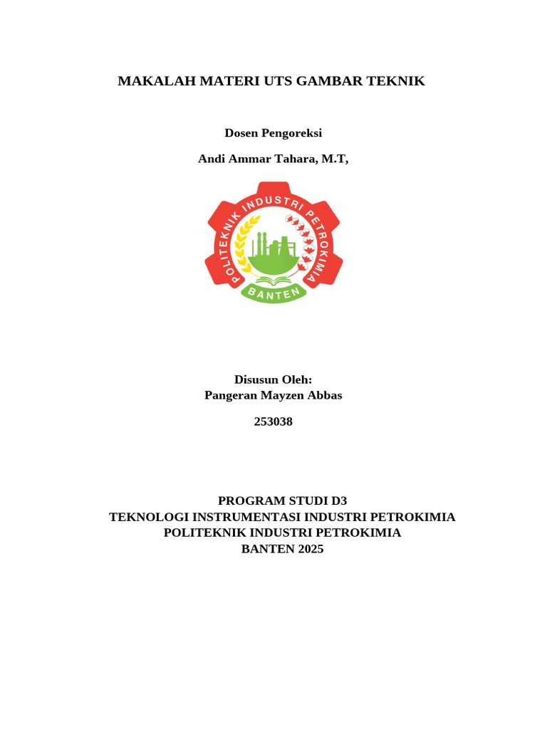 Format Cover Laporan | PDF