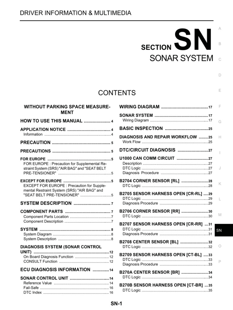 Sonar | PDF | Airbag | Seat Belt