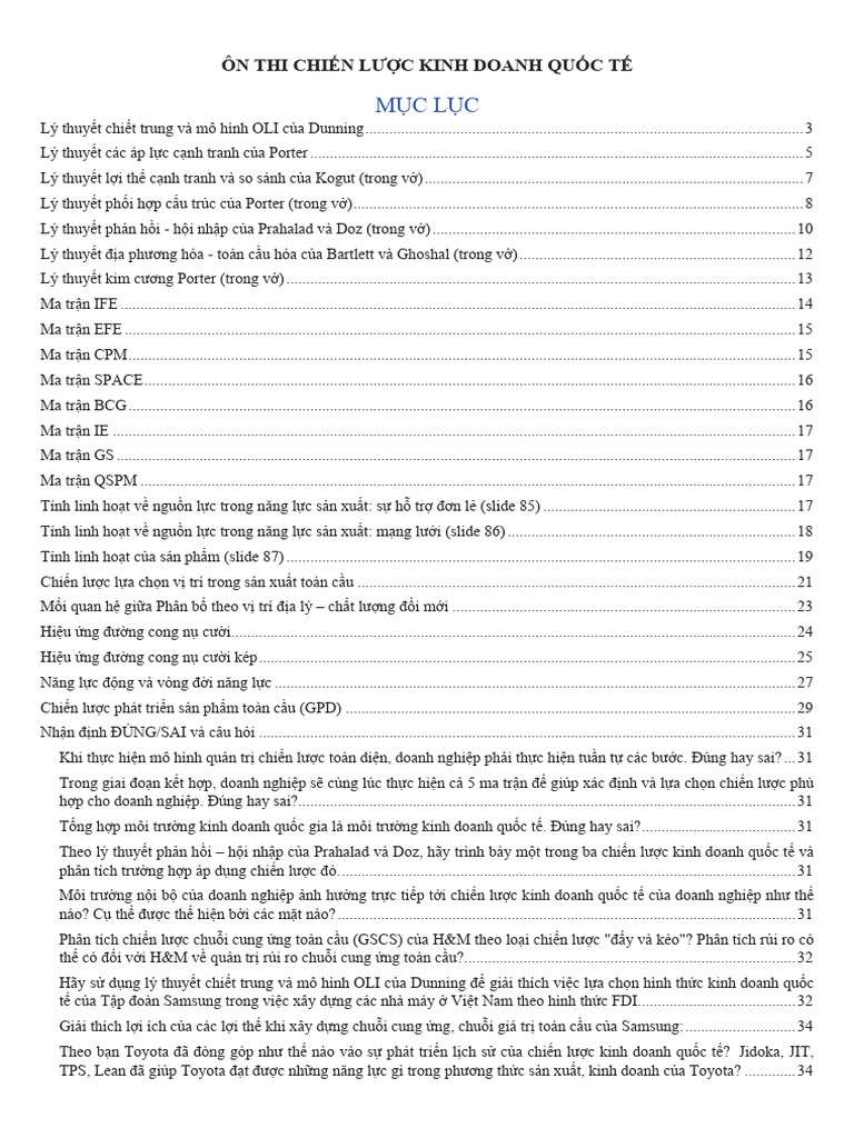Các Mô Hình Lý Thuyết | PDF